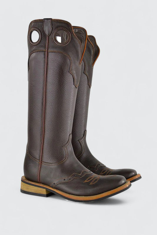 Western Boots Buckaroo brown - Secchiari Boots